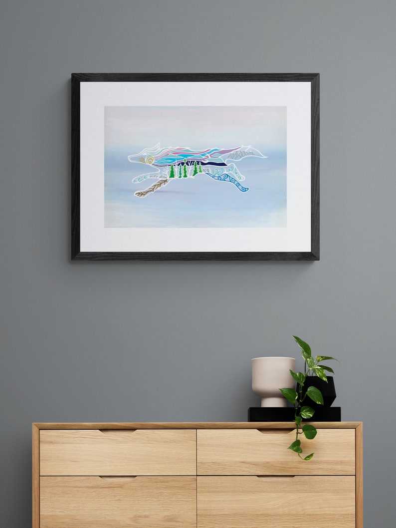 Journey by Patrick Hunter Indigenous Art Print, First Nations, Ojibway ...
