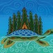 Turtle Island by Patrick Hunter Indigenous Art Print, First Nations ...