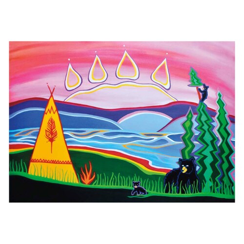Turtle Island by Patrick Hunter Indigenous Art Print First - Etsy
