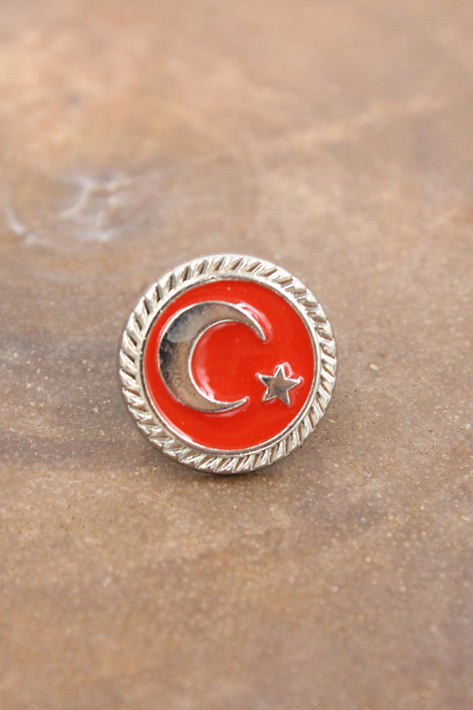 Turkey / Türkiye National Flag Gilt Metal Lapel Pin Badge,turkey ...