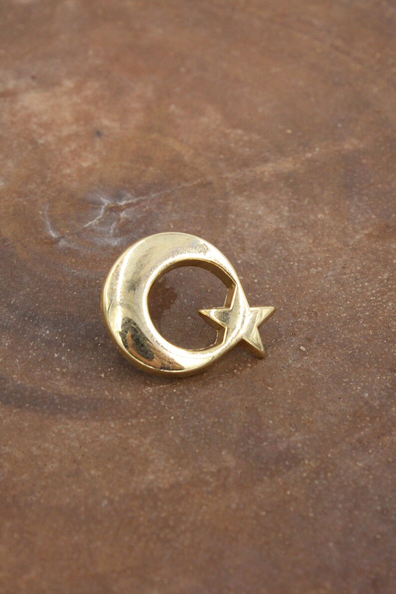 Turkey / Türkiye National Flag Gilt Metal Lapel Pin Badge,turkey ...