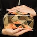 Women Evening Clutch Bags Gold Metallic Case Evening Bag,gold Metal ...