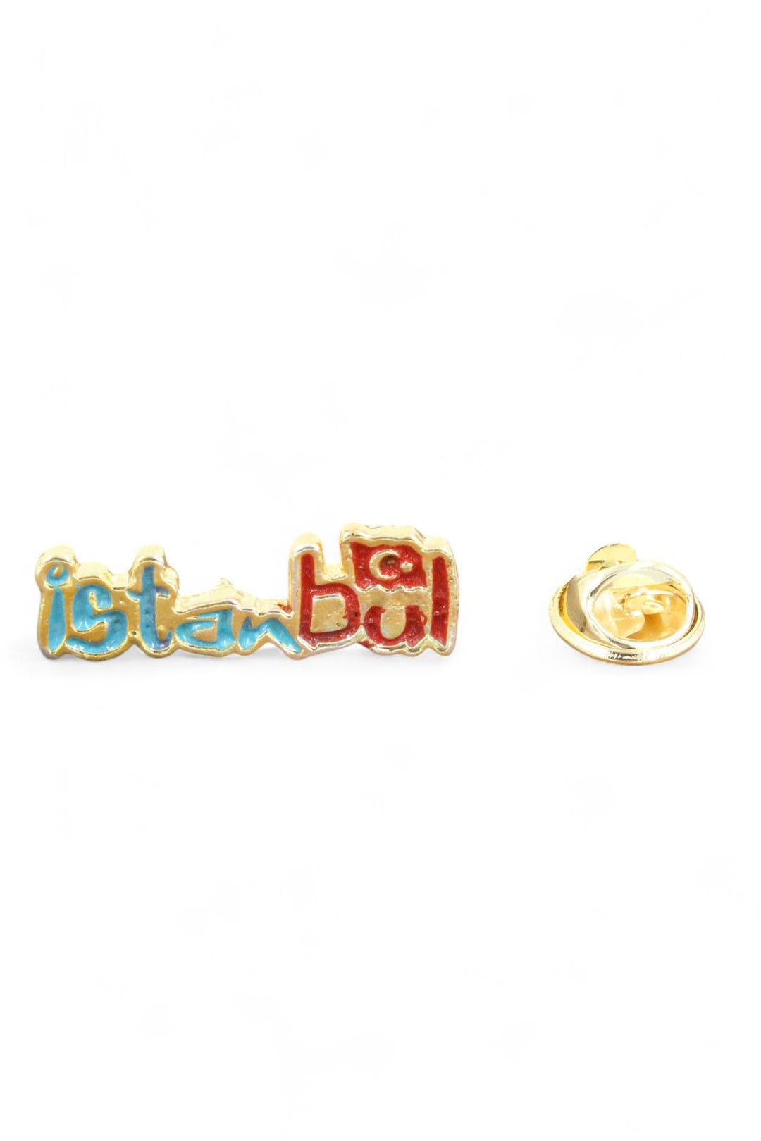İstanbul / Istanbul Logo Flag Gilt Metal Lapel Pin Badge,turkey ...