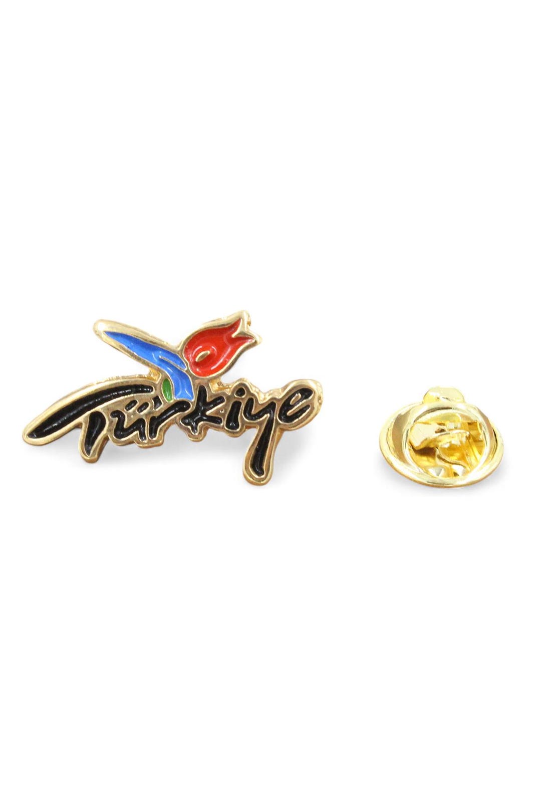 Turkey / Türkiye National Logo Flag Gilt Metal Lapel Pin Badge,turkey ...