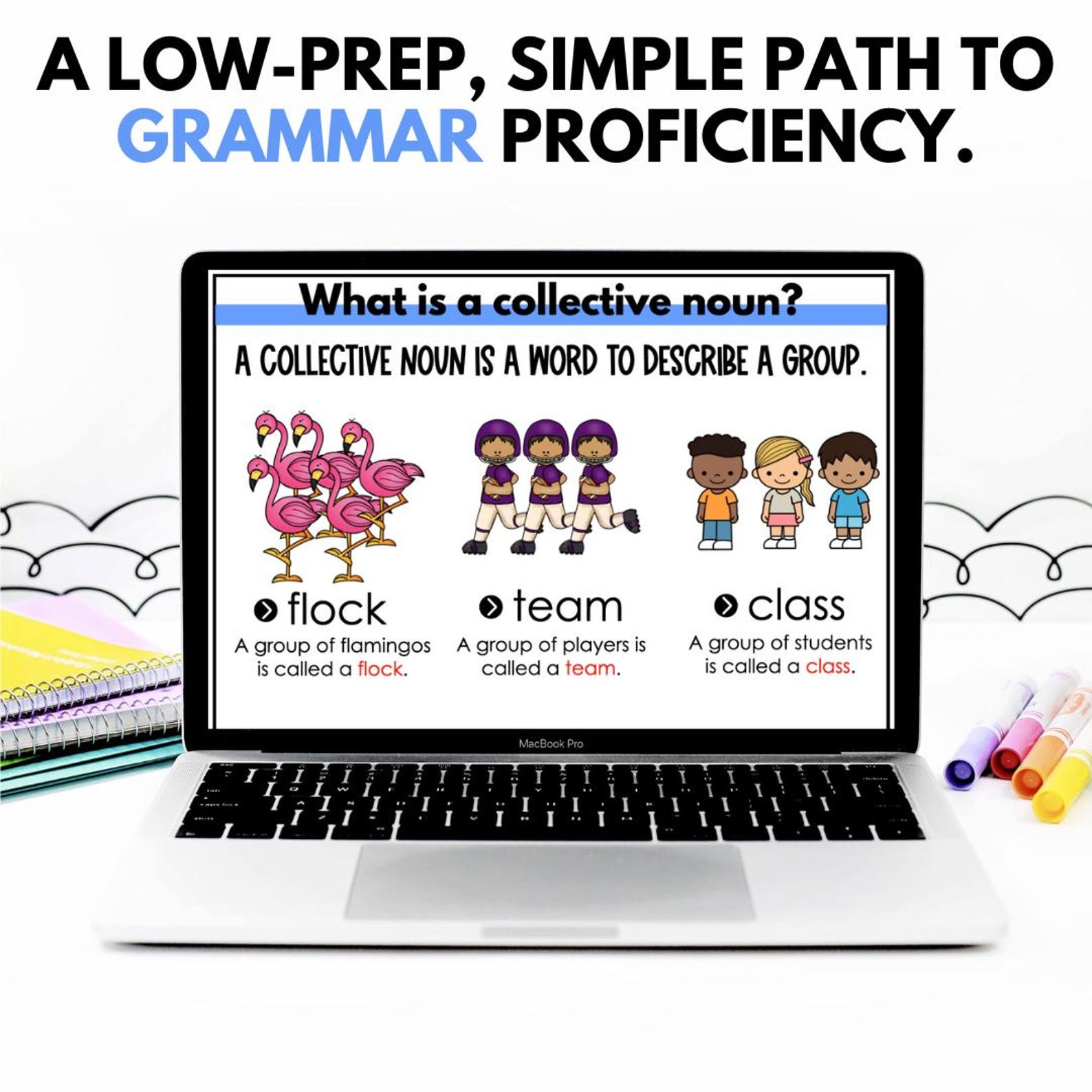 Grammar Worksheet English 2nd Grade Teaching Collective Nouns ...