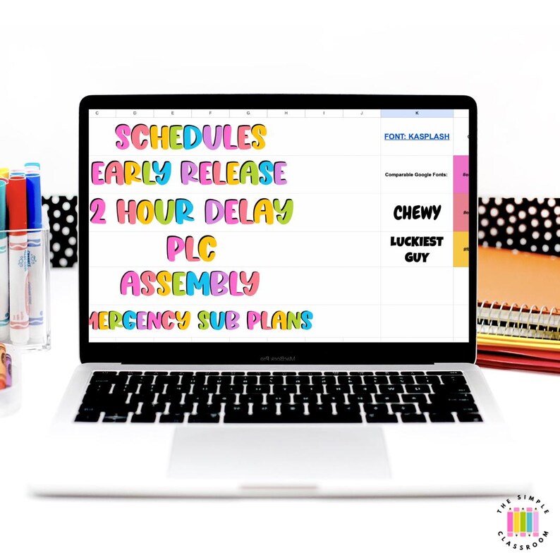 Teacher Planner Digital Google Slides Team Organization - Etsy