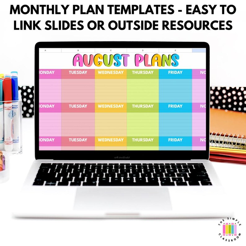 Teacher Planner Digital Google Slides Team Organization - Etsy