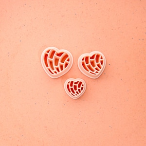 Heart Concha Cutter, Heart Concha Clay Cutter, Pan Dulce Polymer Clay ...
