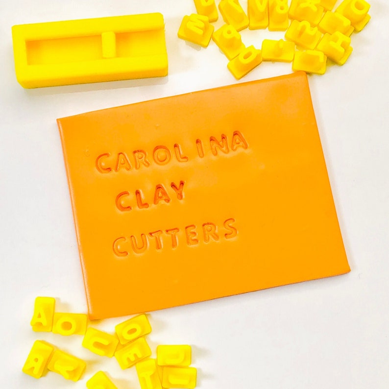 Alphabet Micro Stamps 3.8mm Alphabet Stamps Clay Letter - Etsy
