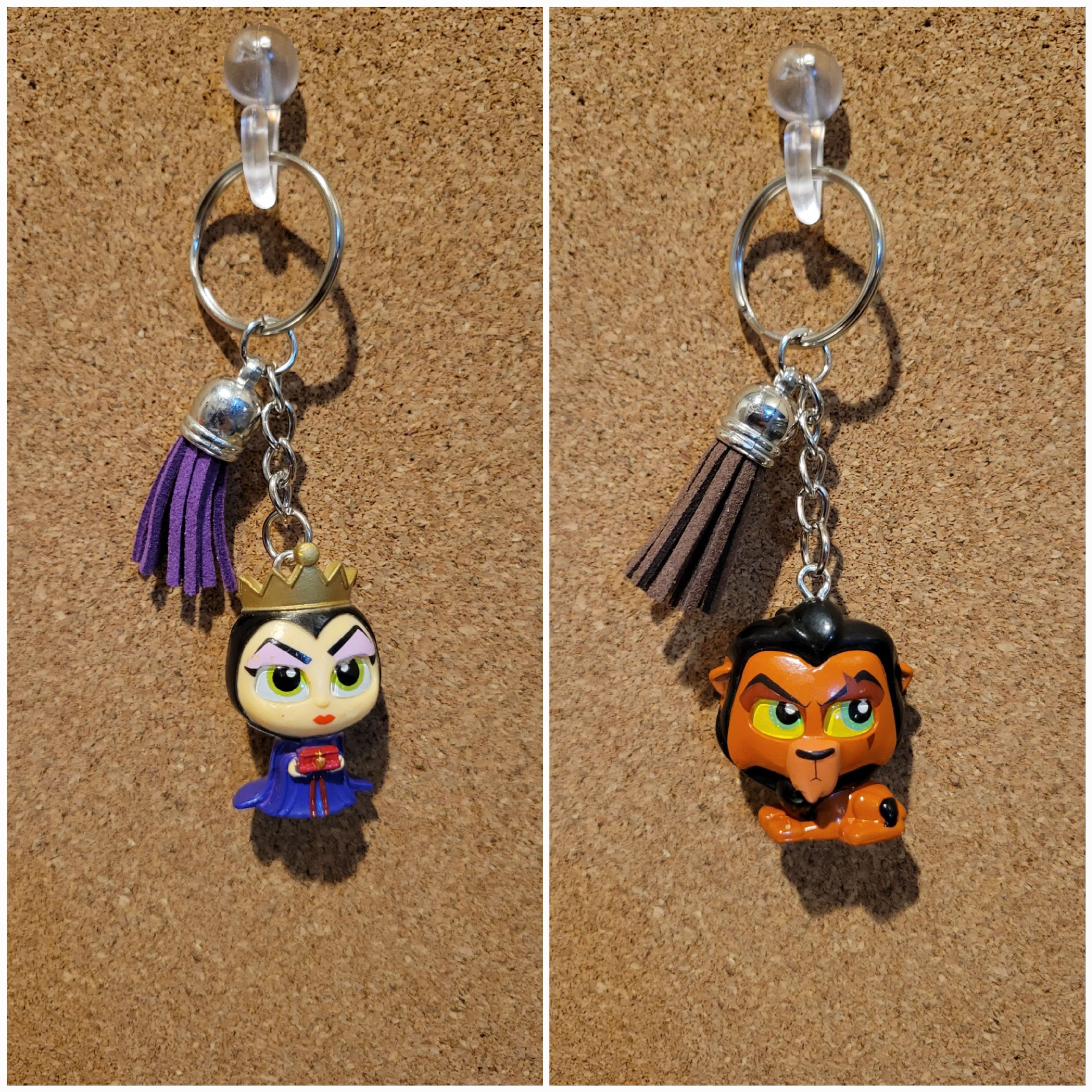 Disney Doorables Villains Keychain - Etsy