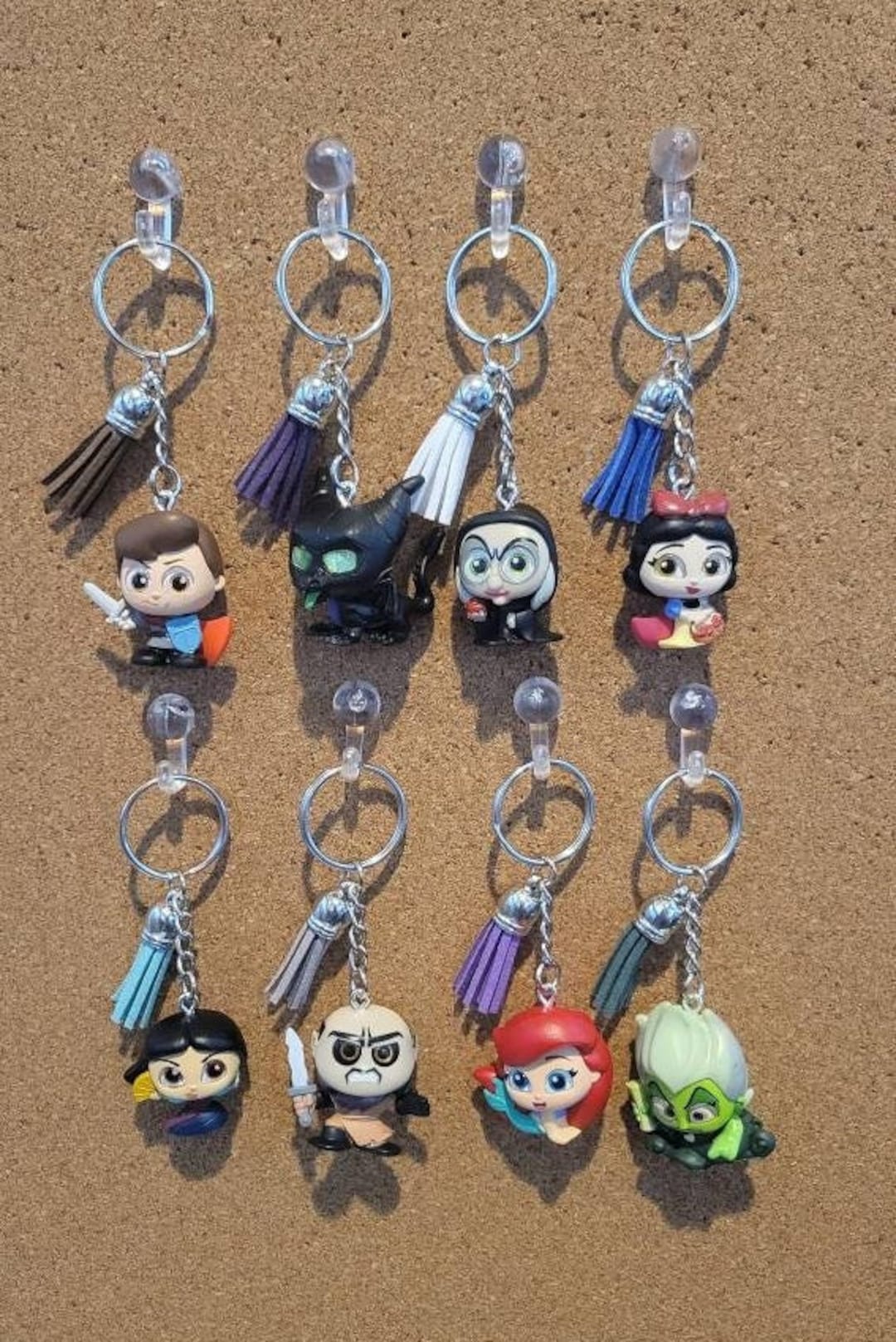 Disney Doorables Villains Rivaling Royals Keychains - Etsy