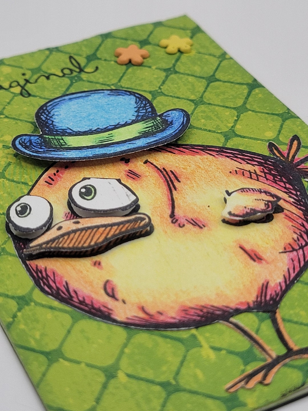 Be Original Silly Bird With Bowler Hat Magnet - Etsy