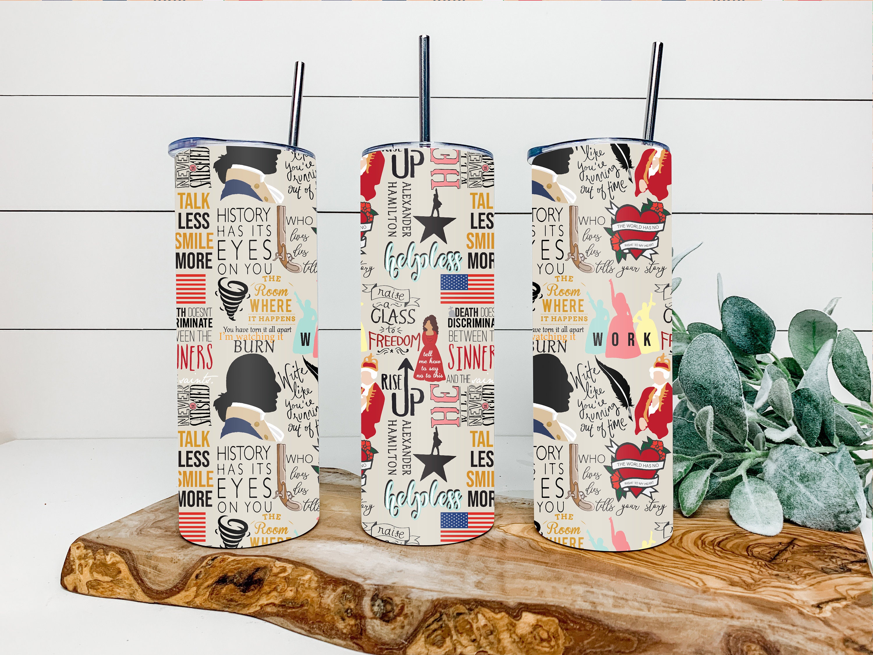 Hamilton Broadway Inspired Tumbler | Etsy