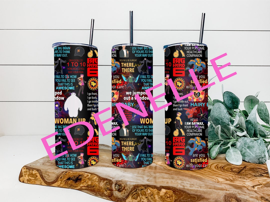 Disney Big Hero Six Baymax Disney Inspired Tumbler Cup Disneyland Gift ...