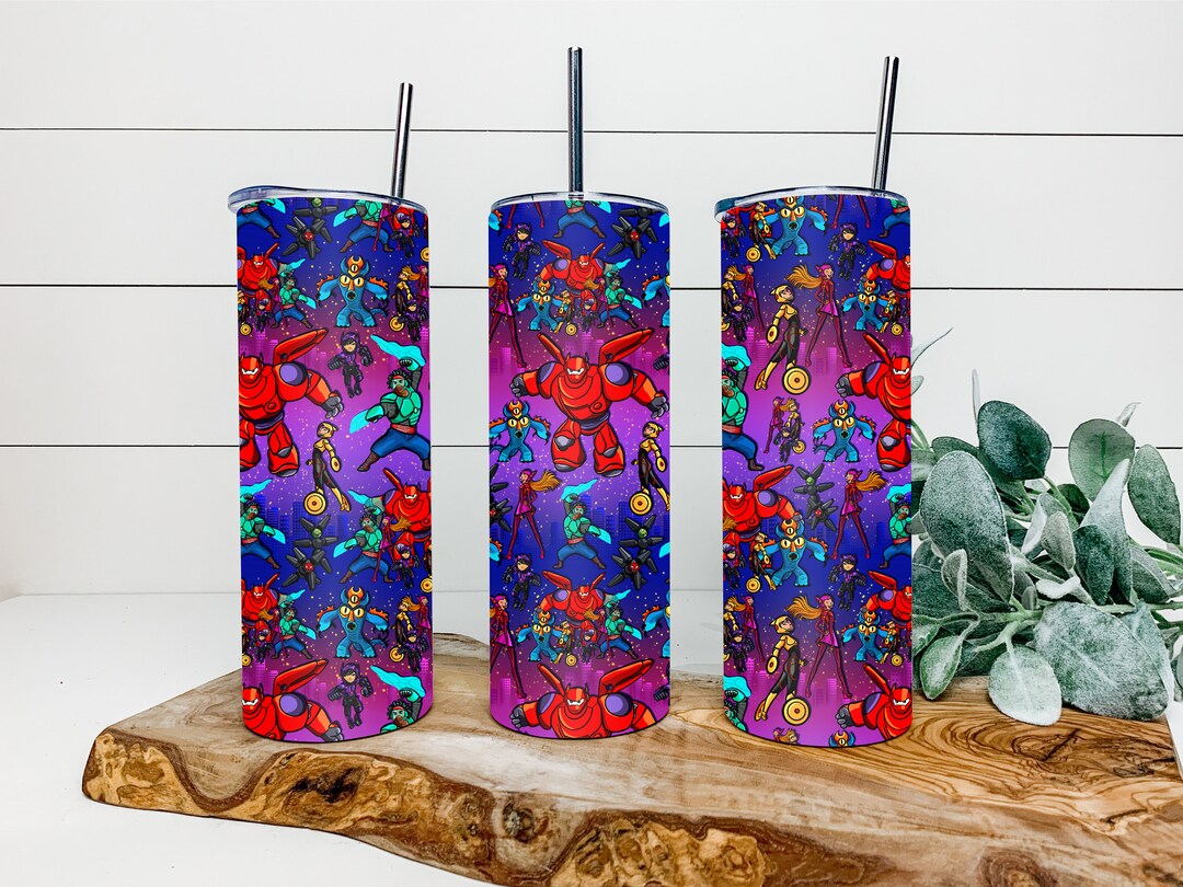 Disney Big Hero Six Baymax Disney Inspired Tumbler Cup Disneyland Gift ...