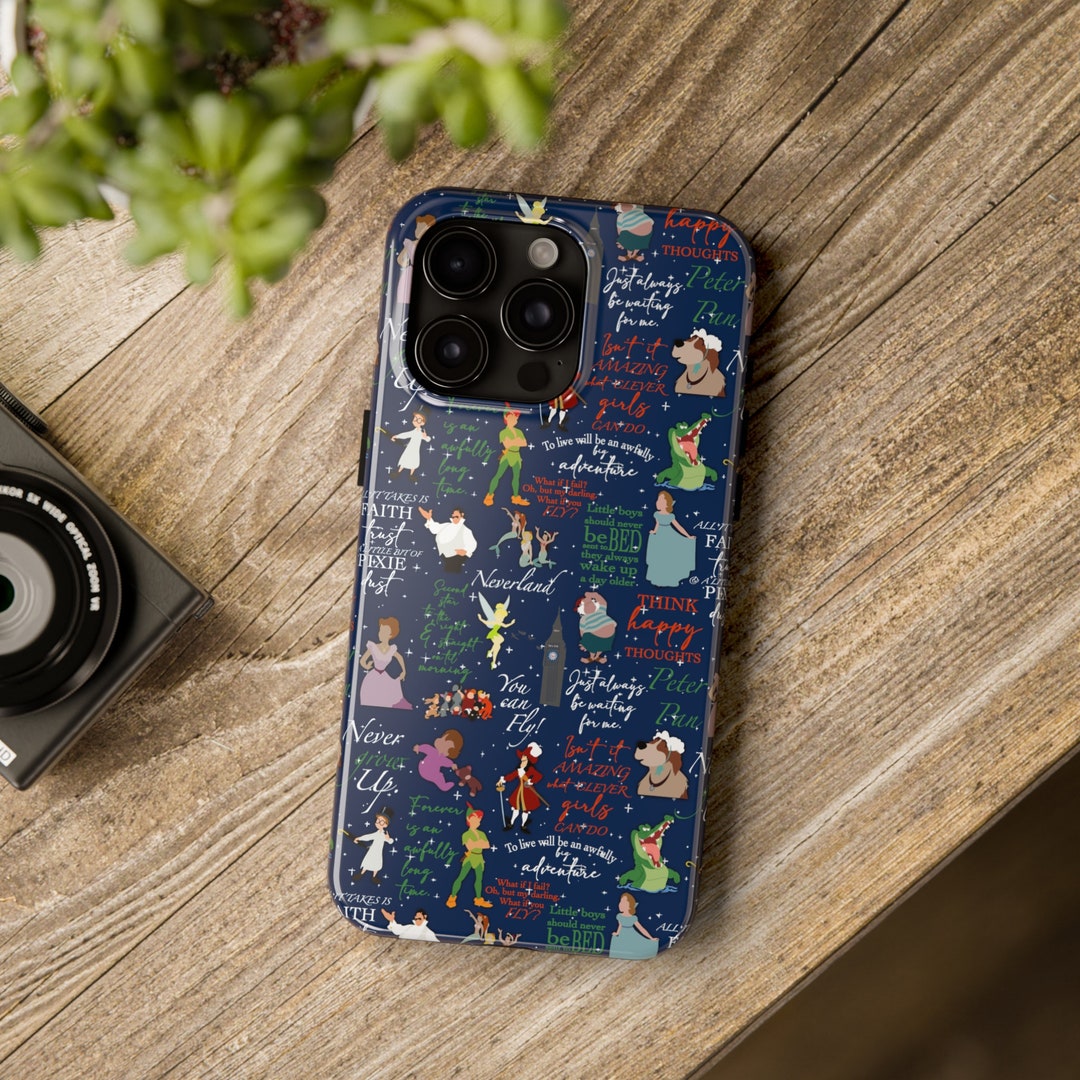 Disney Peter Pan Inspired Phone Case Gift Inspired Fan Art Movie ...