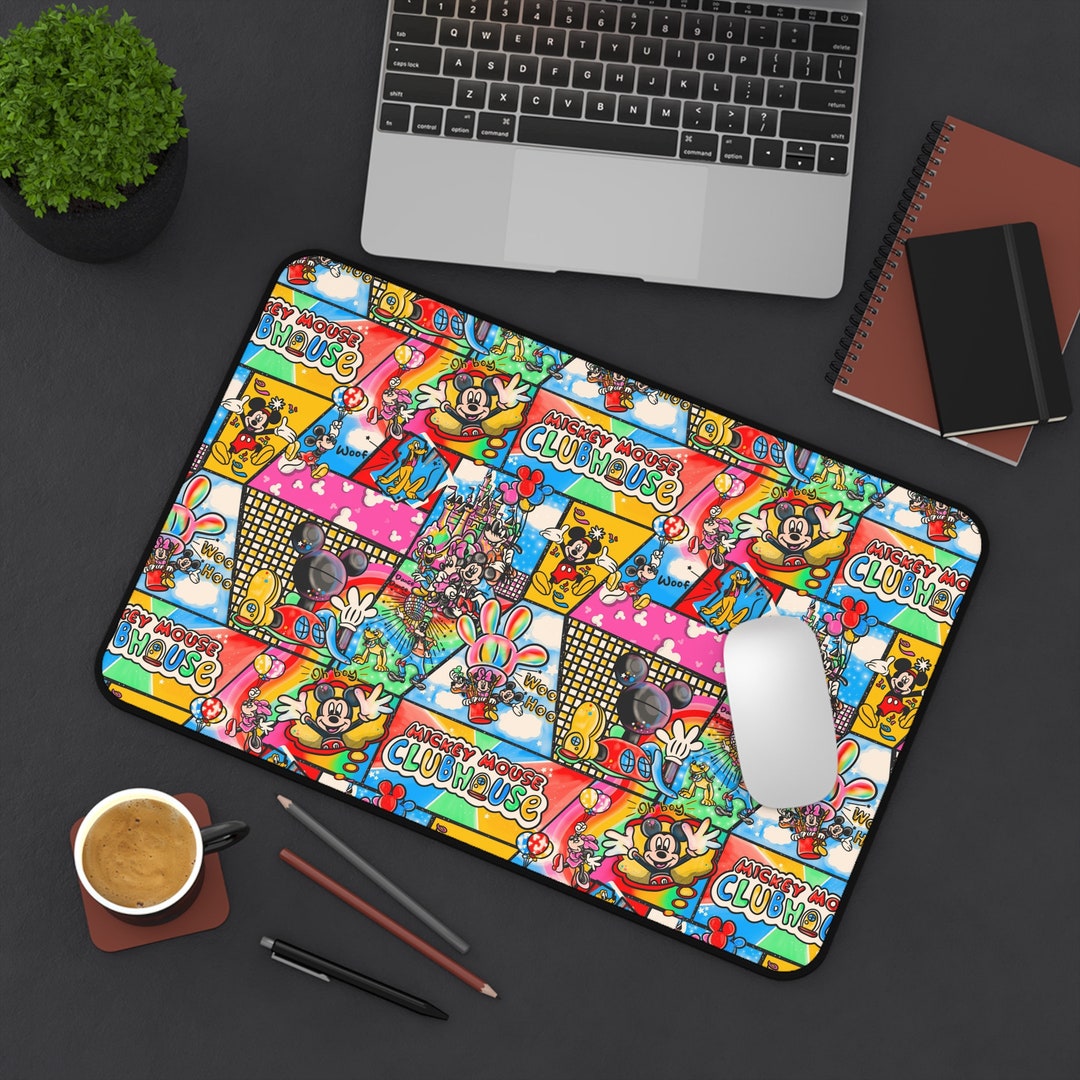 Disney Mickey Mouse Clubhouse Desk Game Mat Disneyland Magic Kingdom ...