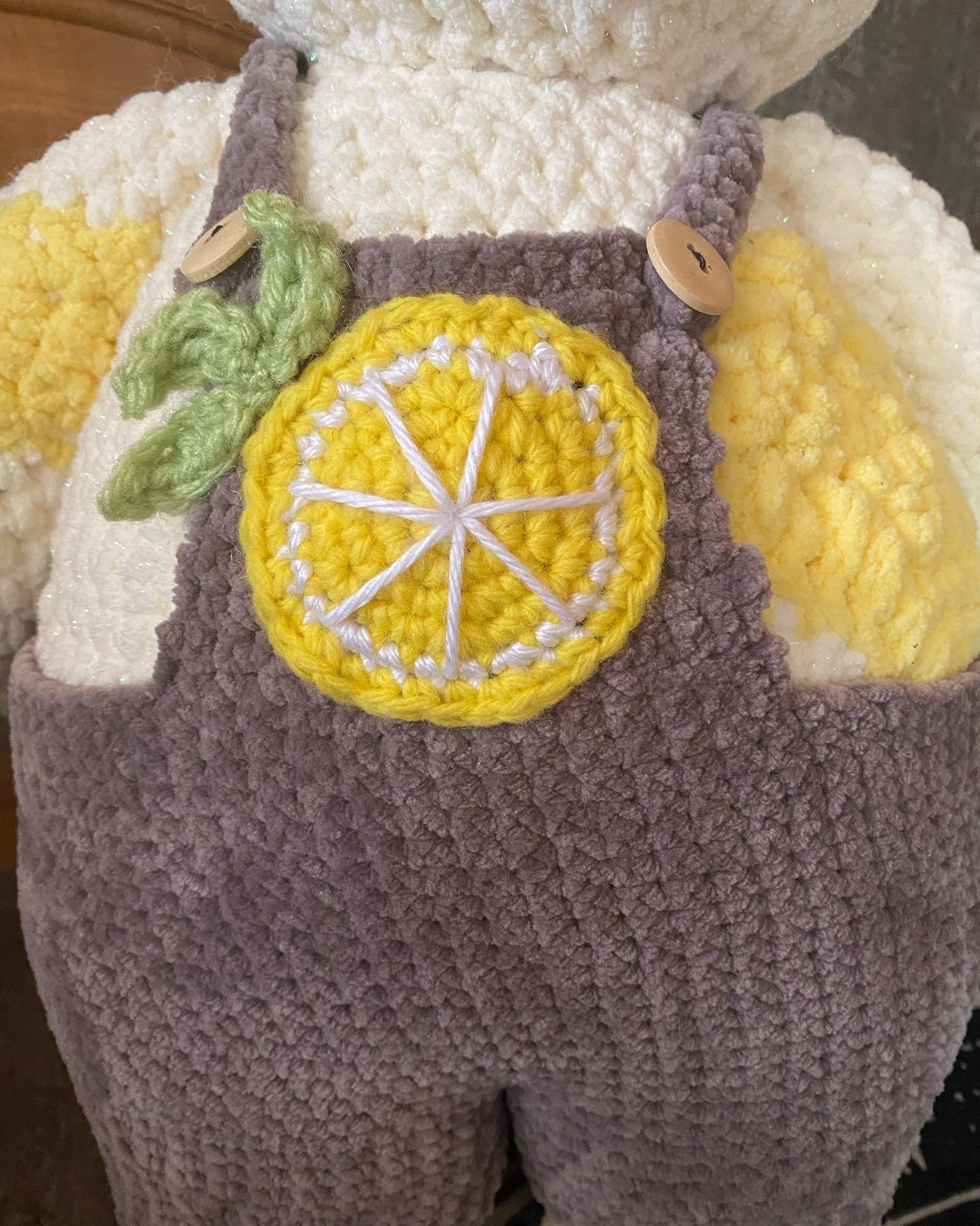 Crochet Lemon Cow