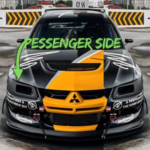 Mitsubishi EVOLUTİON Evo 7 8 9 Vented Front Headlight Air Duct - Etsy