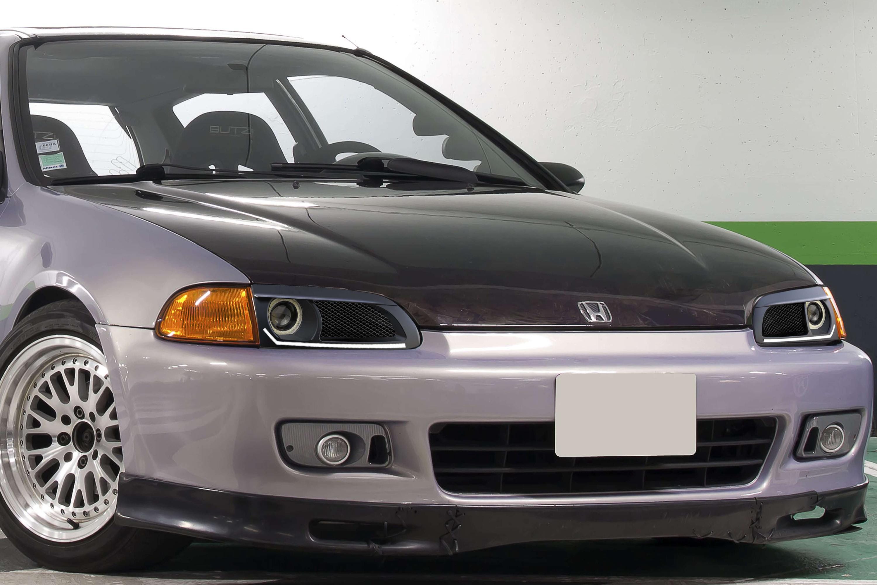 For Honda Civic Headlight Ducted V2 92-95 - Etsy