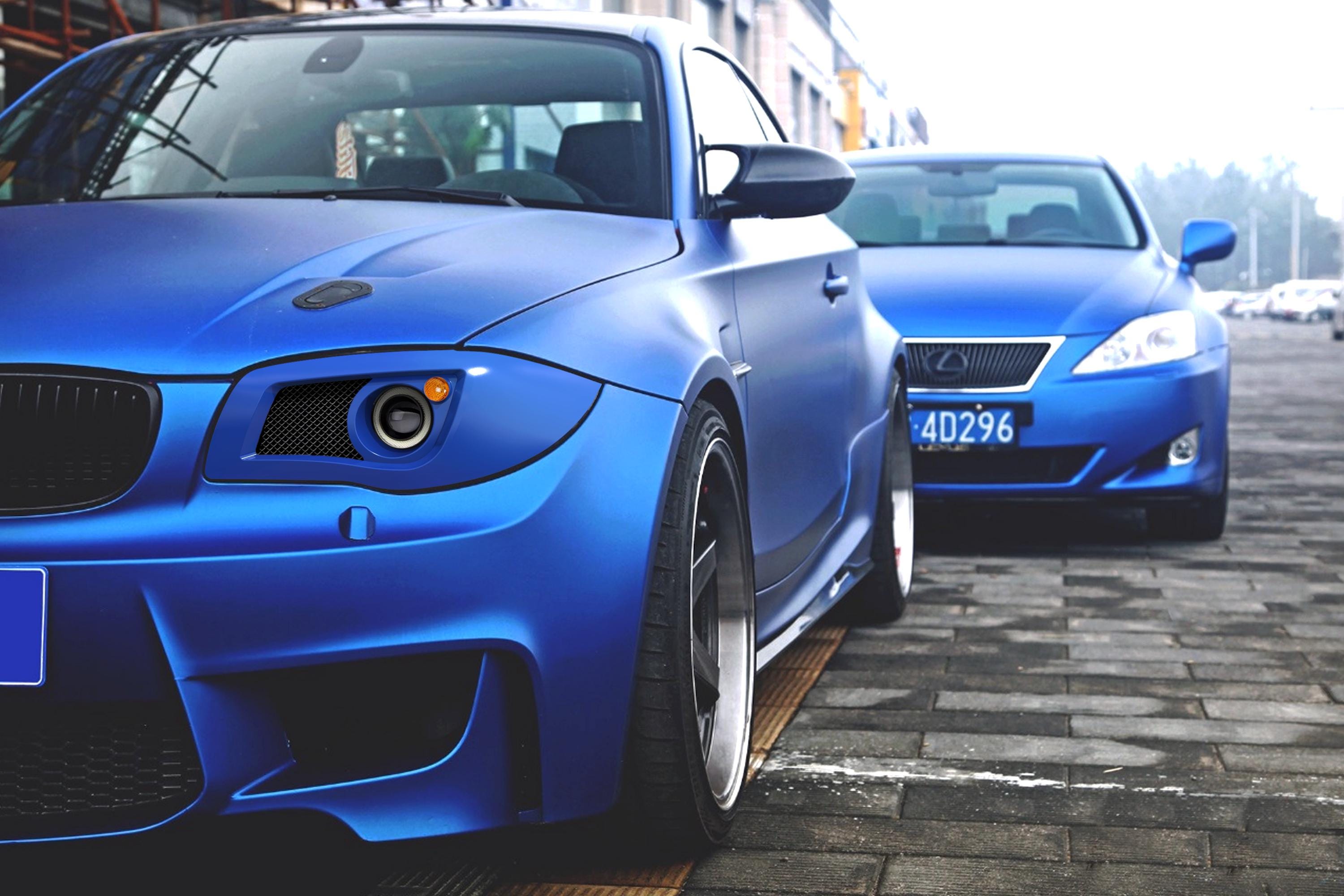 E81 E82 E87 E88 1M (2003-2011) Air Intake Headlights - Fits BMW 1 ...