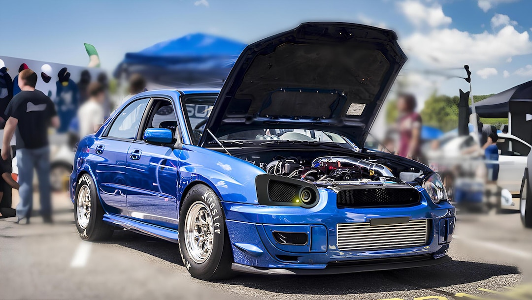 FOR Subaru İmpreza Blobeye Sedan, Rs, Wrx, STİ Headlight Ducted 2003 ...