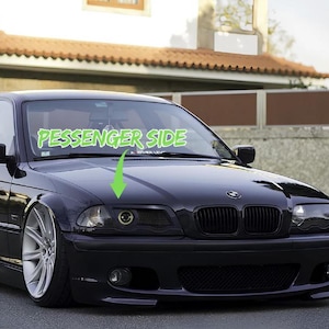 For Bmw E46 Sedan-touring Pre-lci Headlight- Air Intake - Etsy