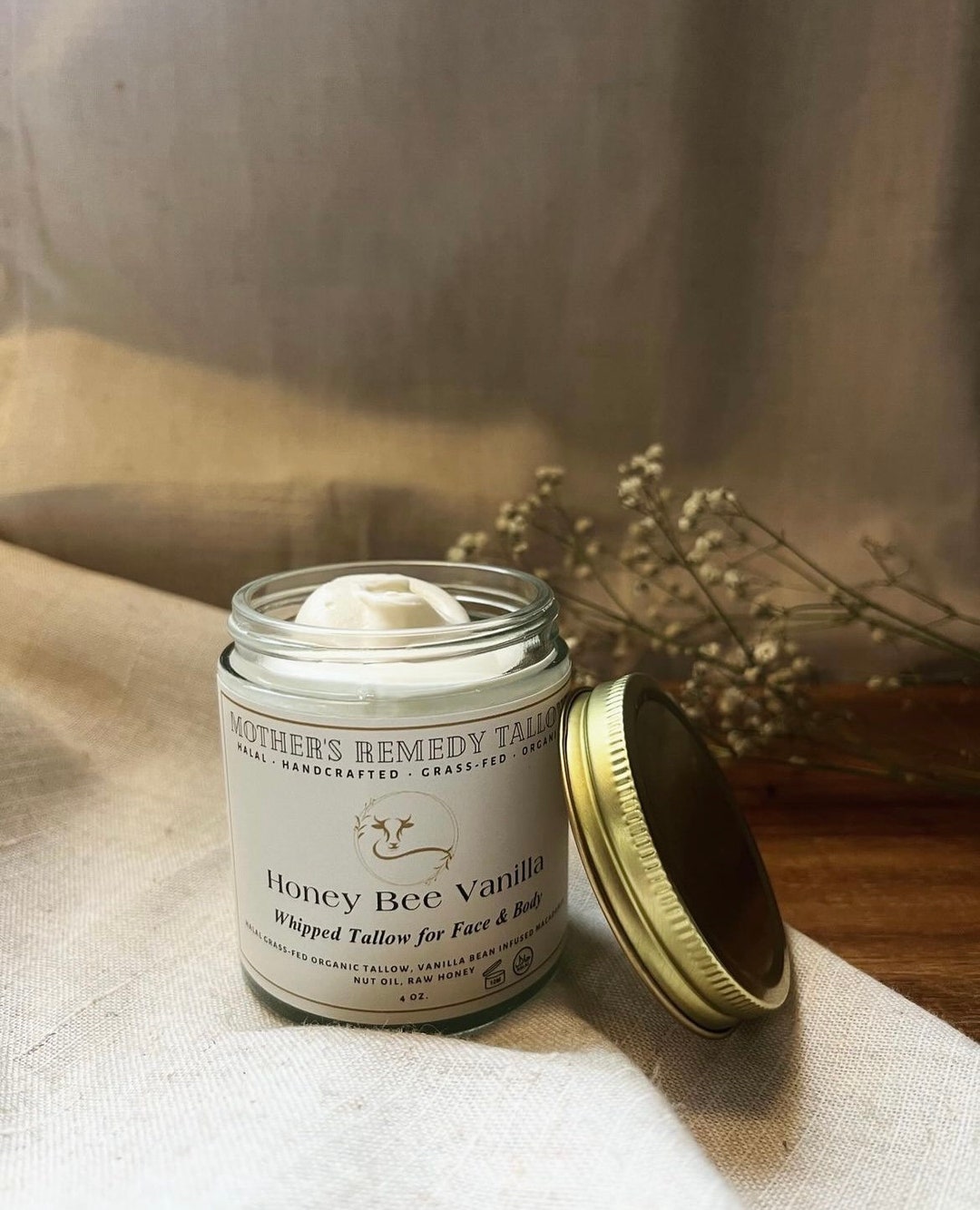 Halal Honey Bee Vanilla Whipped Tallow for Face & Body - Etsy