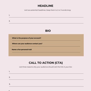 Printable Instagram Marketing Pro Planner - 35 Pages - Etsy