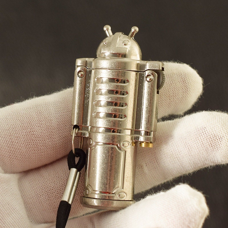 Retro Alien Android Robot Zippo Style Grinding Wheel Lighter - Etsy UK