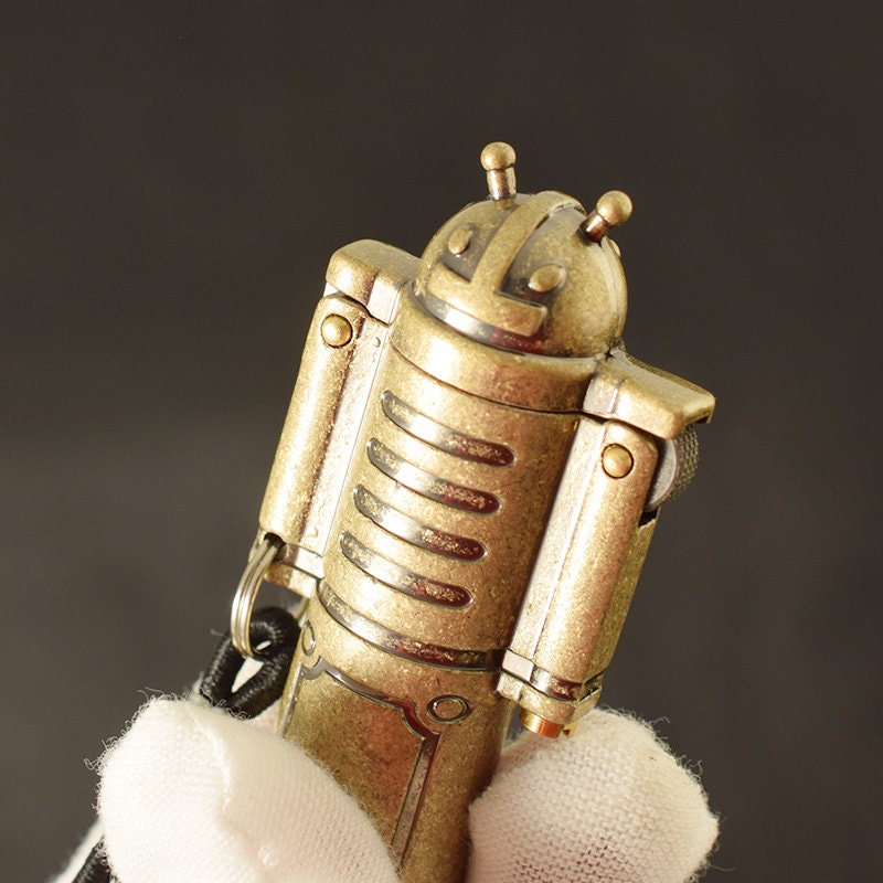 Retro Alien Android Robot Zippo Style Grinding Wheel Lighter - Etsy UK