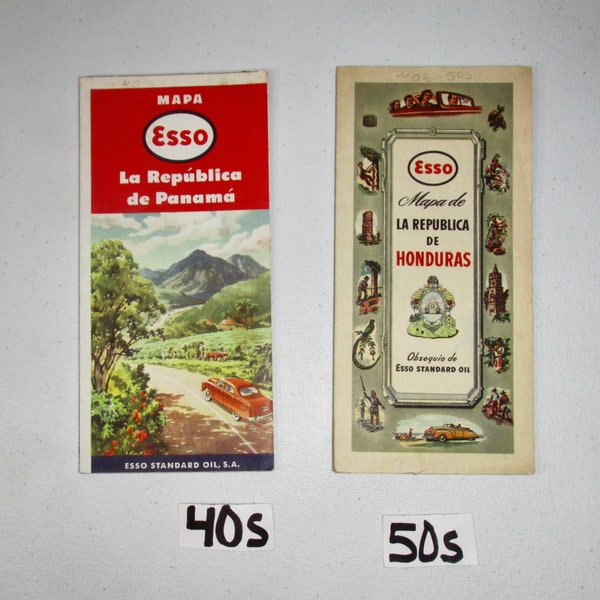 Esso Map - Etsy