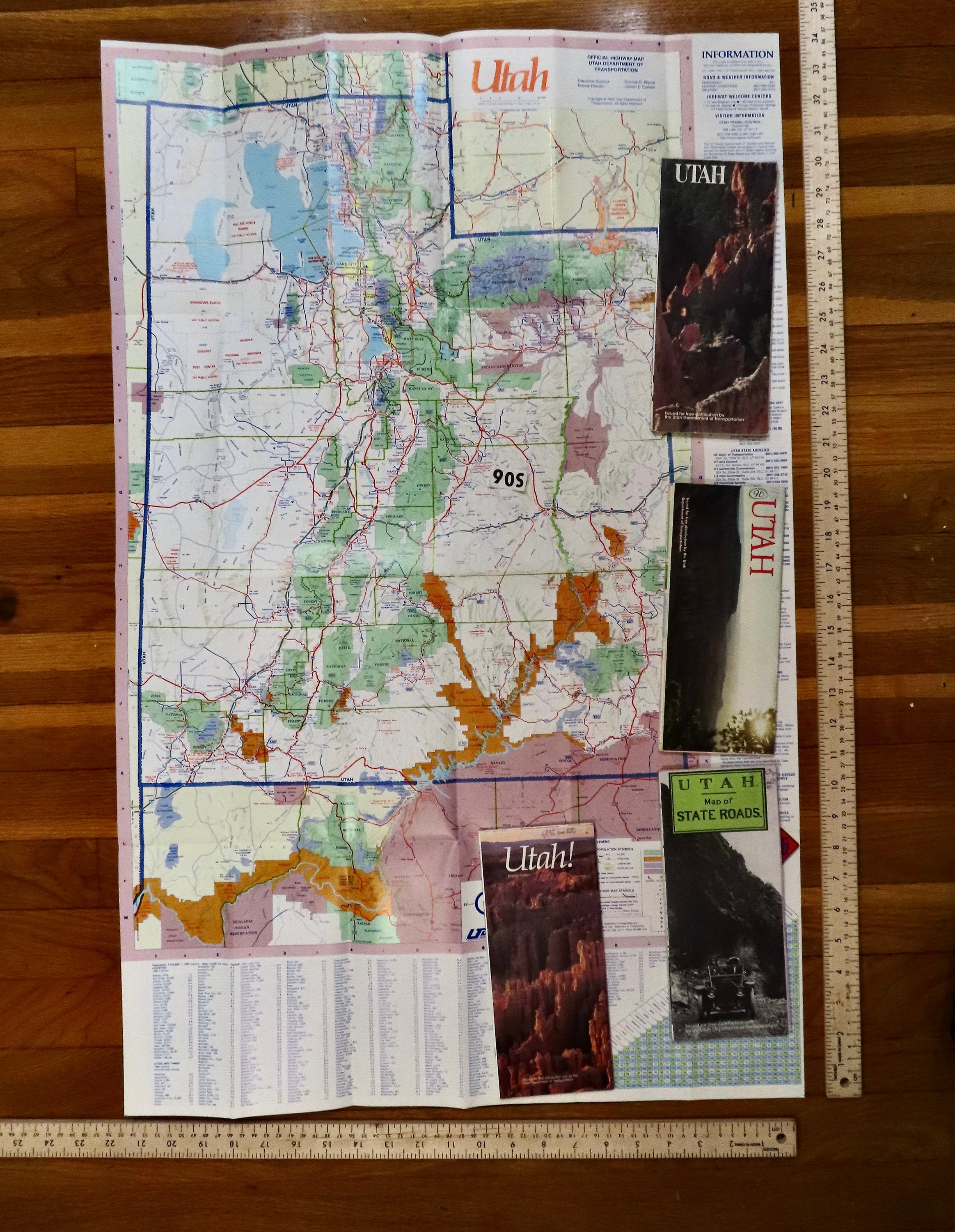 Utah Maps Vintage Altas 1930s50s 60s 70s 80s 90s 2000s Salt Lake City ...