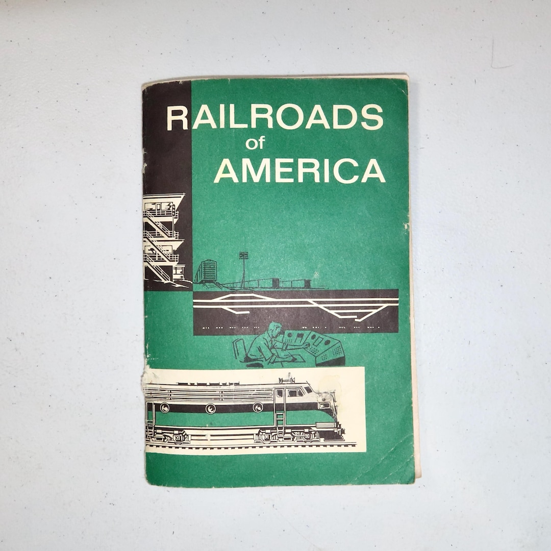 Railroads of America Vintage 1964 60s Railway Line Collectibles Train ...