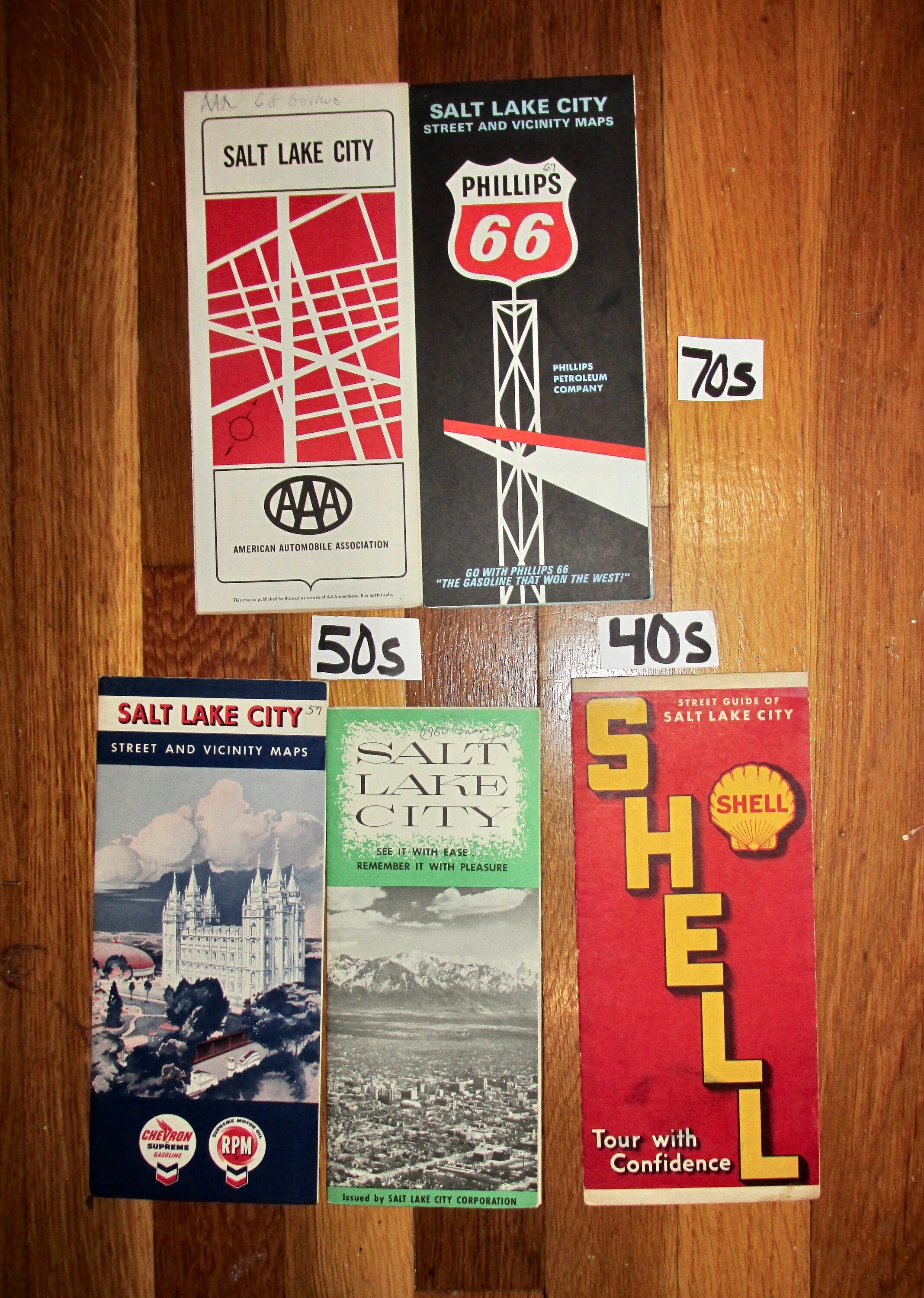 Utah Maps Vintage Altas 1930s50s 60s 70s 80s 90s 2000s Salt Lake City ...