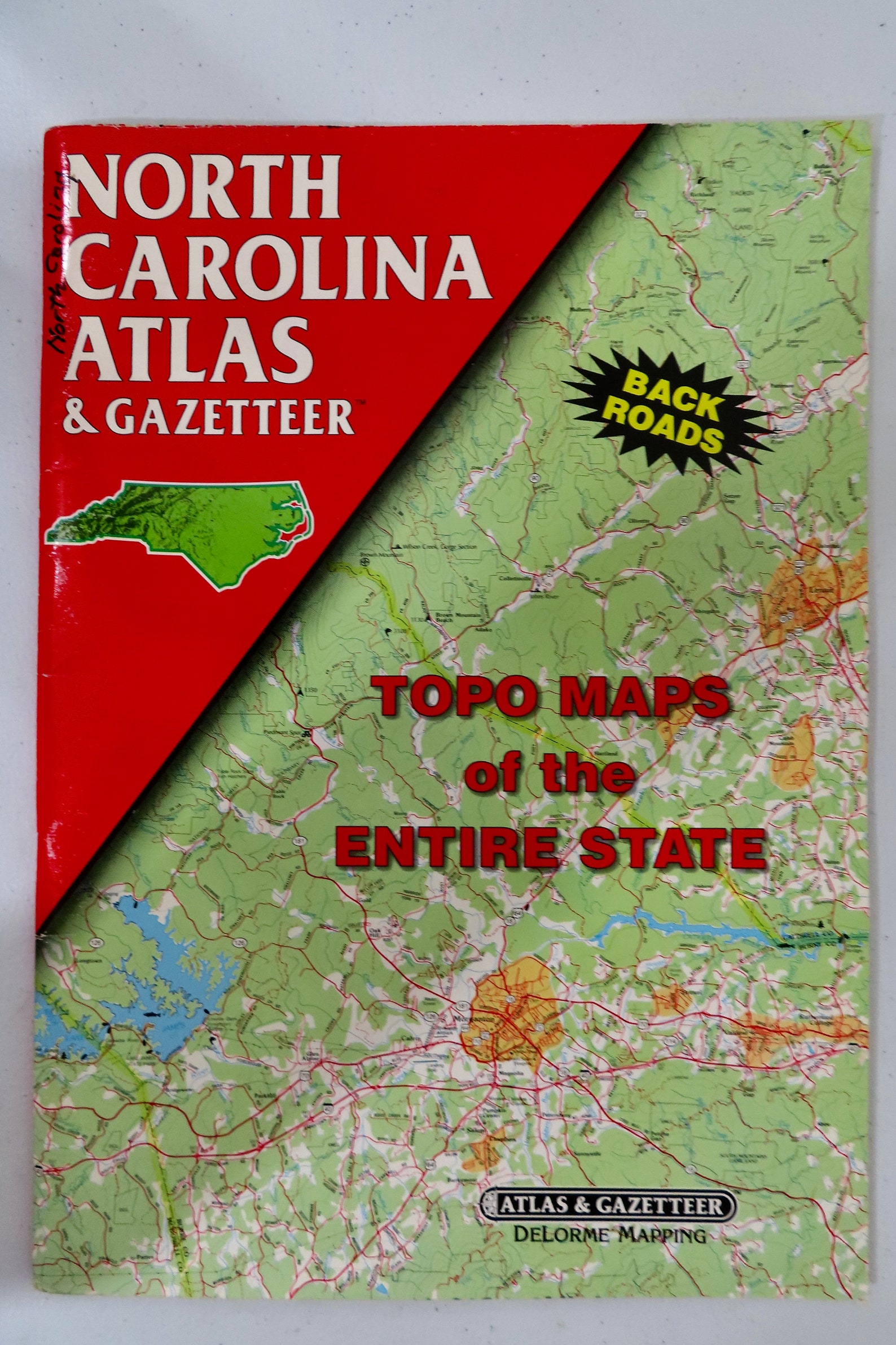 Vintage Atlas & Gazetteer Delorme Mapping Topo Maps Book Ohio Kansas ...