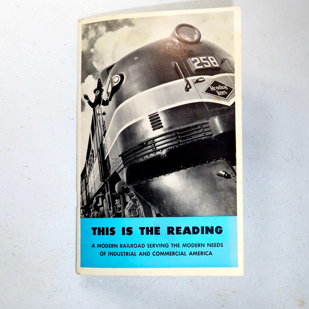Reading Line Vintage 50s Railway Line Collectibles Train Railroad ...