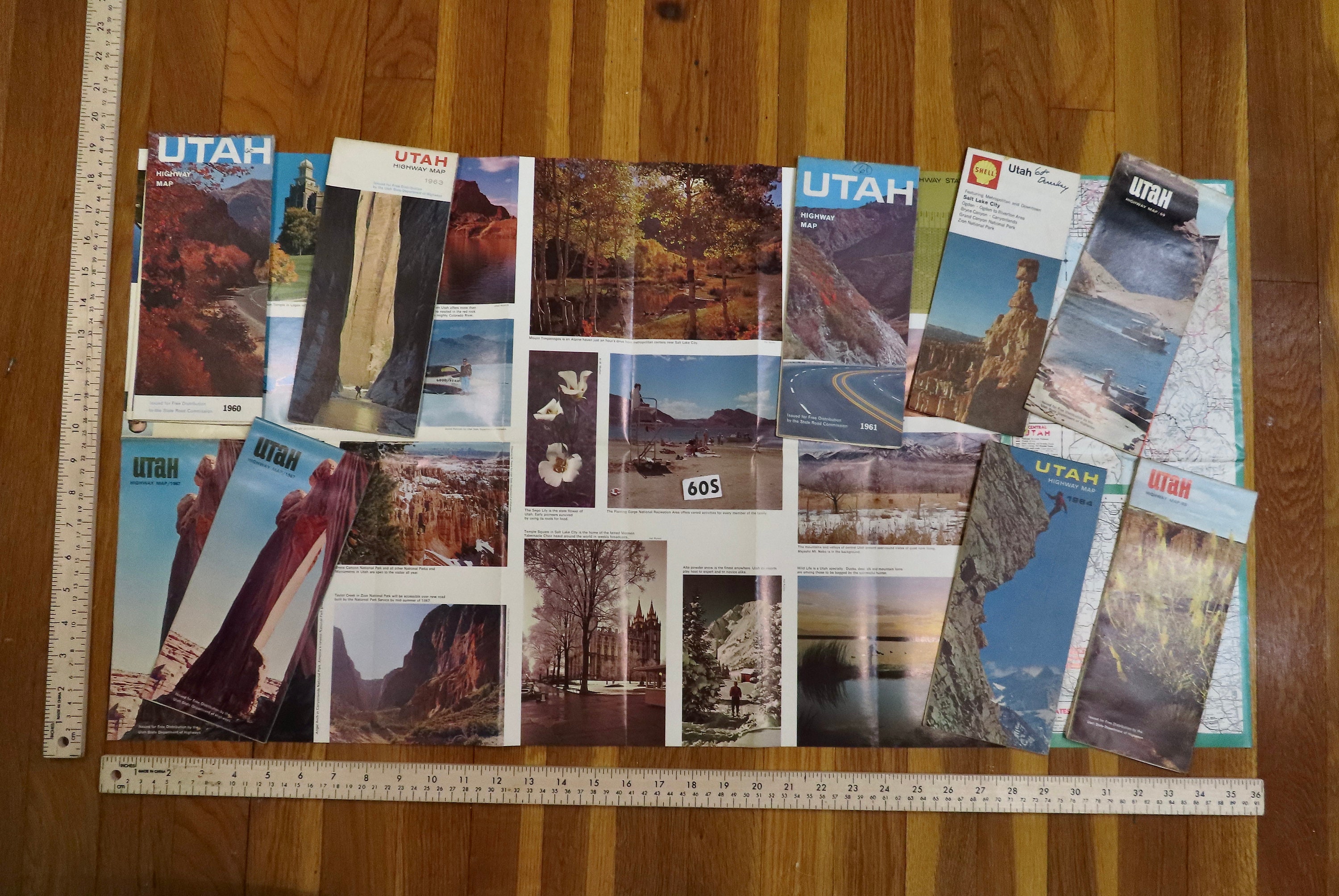 Utah Maps Vintage Altas 1930s50s 60s 70s 80s 90s 2000s Salt Lake City ...