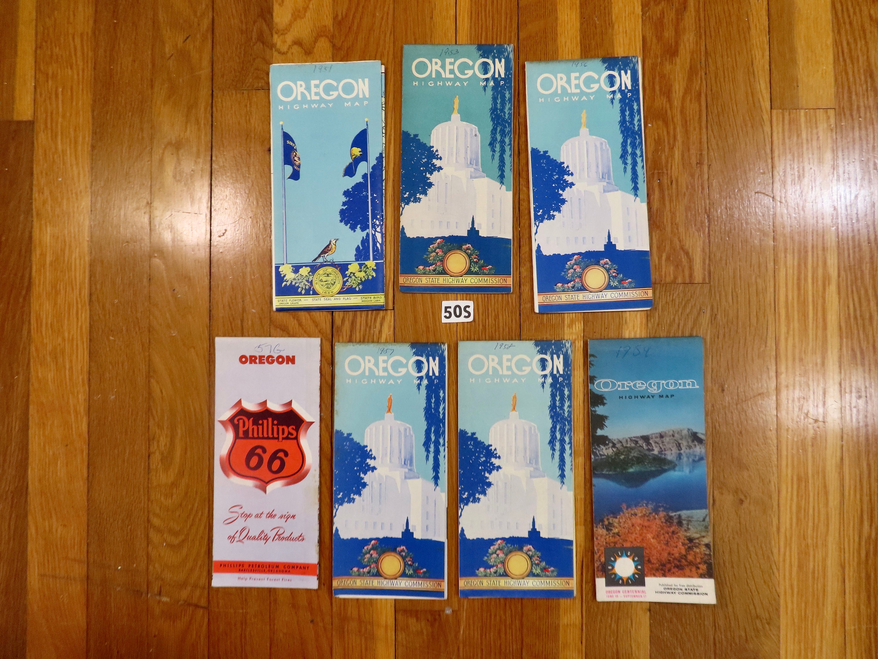 Oregon Highway Maps Vintage Altas 50s 60s 70s 80s 90s Oil Gas - Etsy