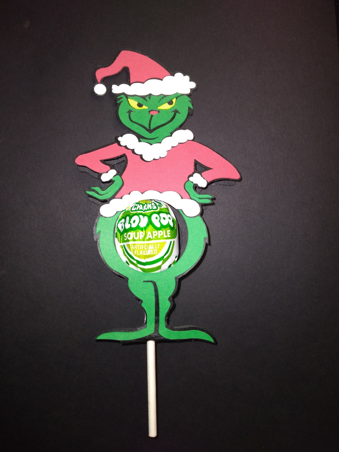 Grinch Svg Lolli Pop Holder Regalo de Navidad con sombrero - Etsy España