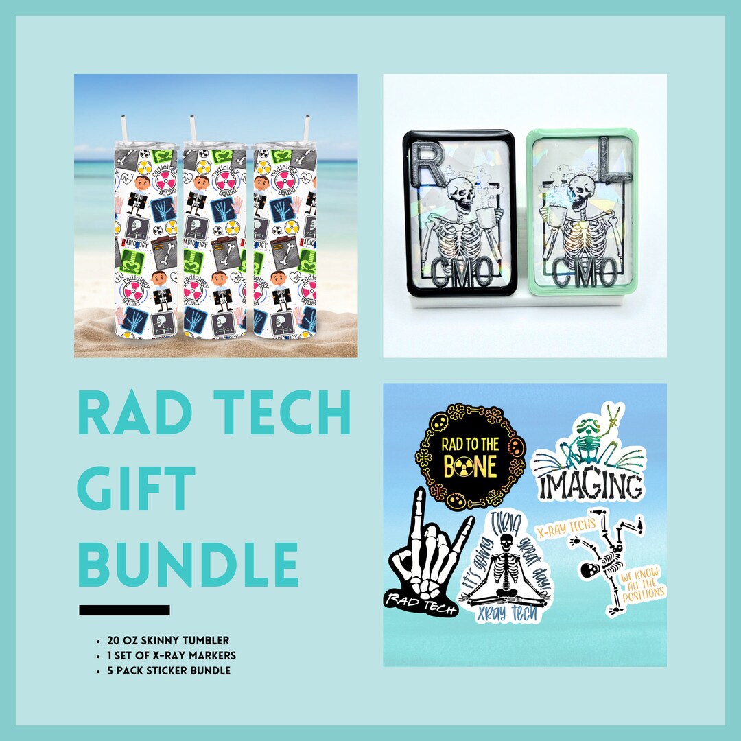X-ray Tech Gift Bundle Custom Rad Tech Markers 20 Oz - Etsy