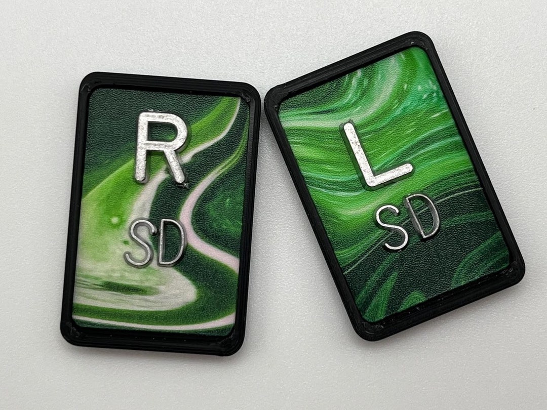 X-ray Markers With Initials | Green Marbled Design | Custom Rad Tech ...