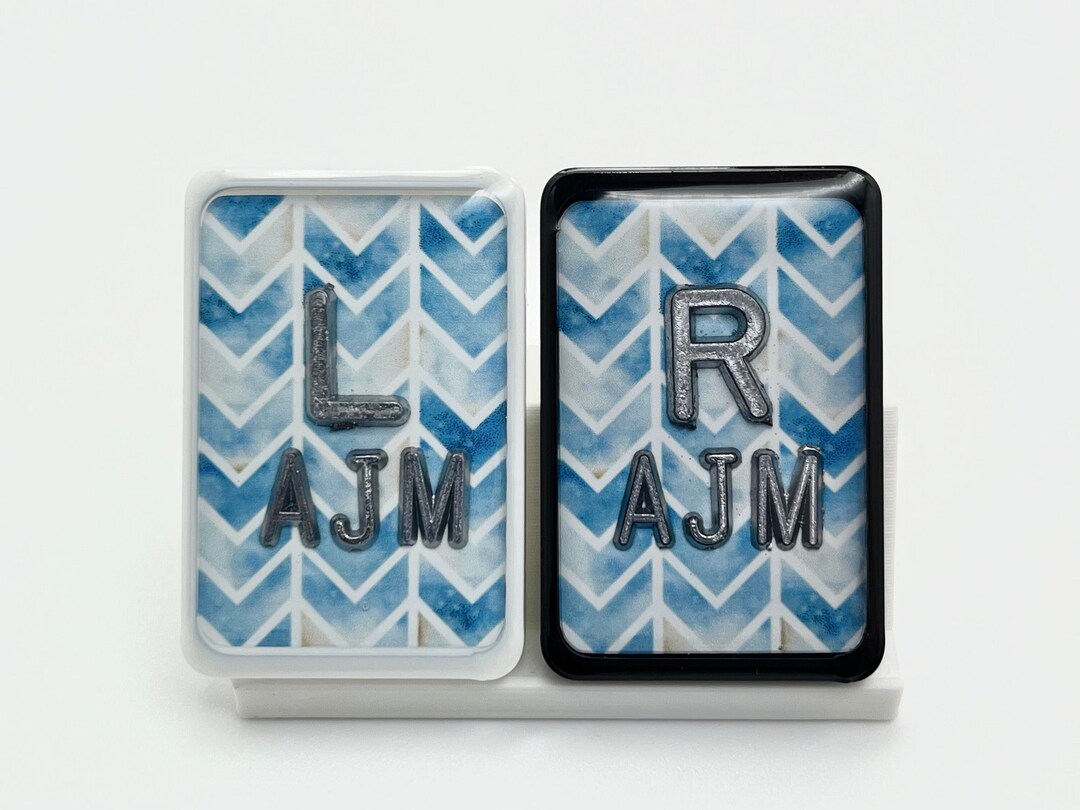 X-ray Markers | Blue Chevron Pattern | Custom Rad Tech Markers With ...