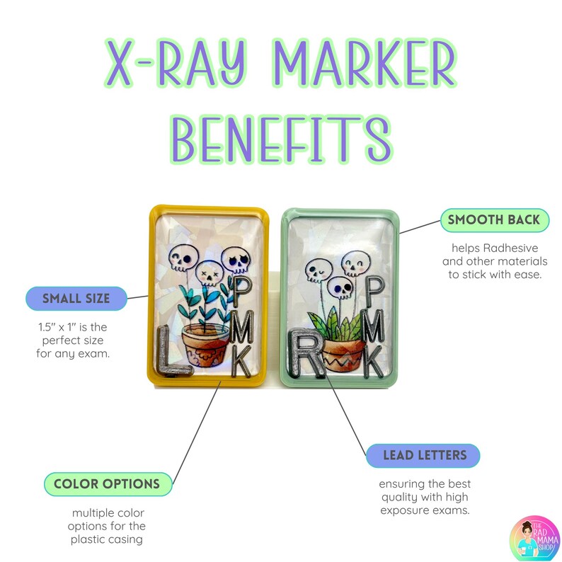 X-ray Markers | Cute Ghosts & Spiders | Limited Edition Halloween Theme ...