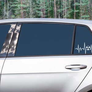 Radiology Heart Beat Decal for Car | X-ray Logo Decal for Vehicle ...