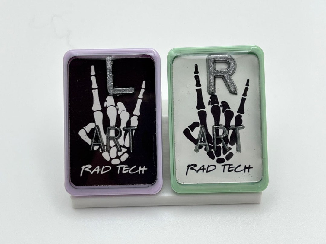 X-ray Markers Rad Tech Skeleton Hand Design Custom Rad - Etsy
