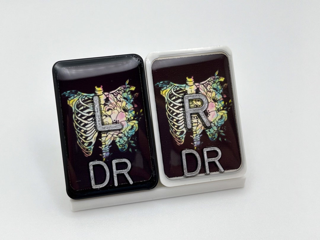 X-ray Markers Floral Rib Cage Custom Rad Tech Markers - Etsy