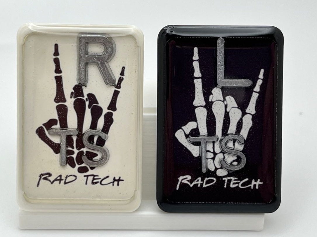 X-ray Markers Rad Tech Skeleton Hand Design Custom Rad - Etsy