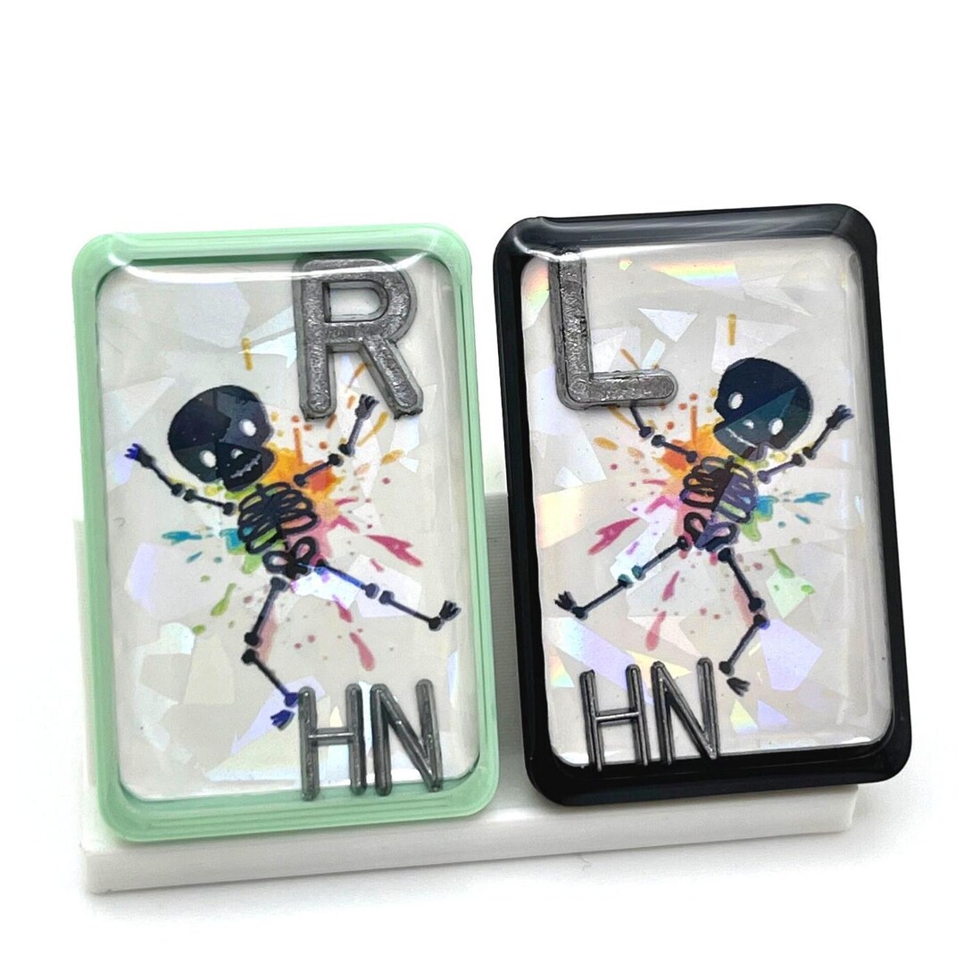 X-ray Markers | Skeleton Paint Splatter | Custom Rad Tech Markers With ...