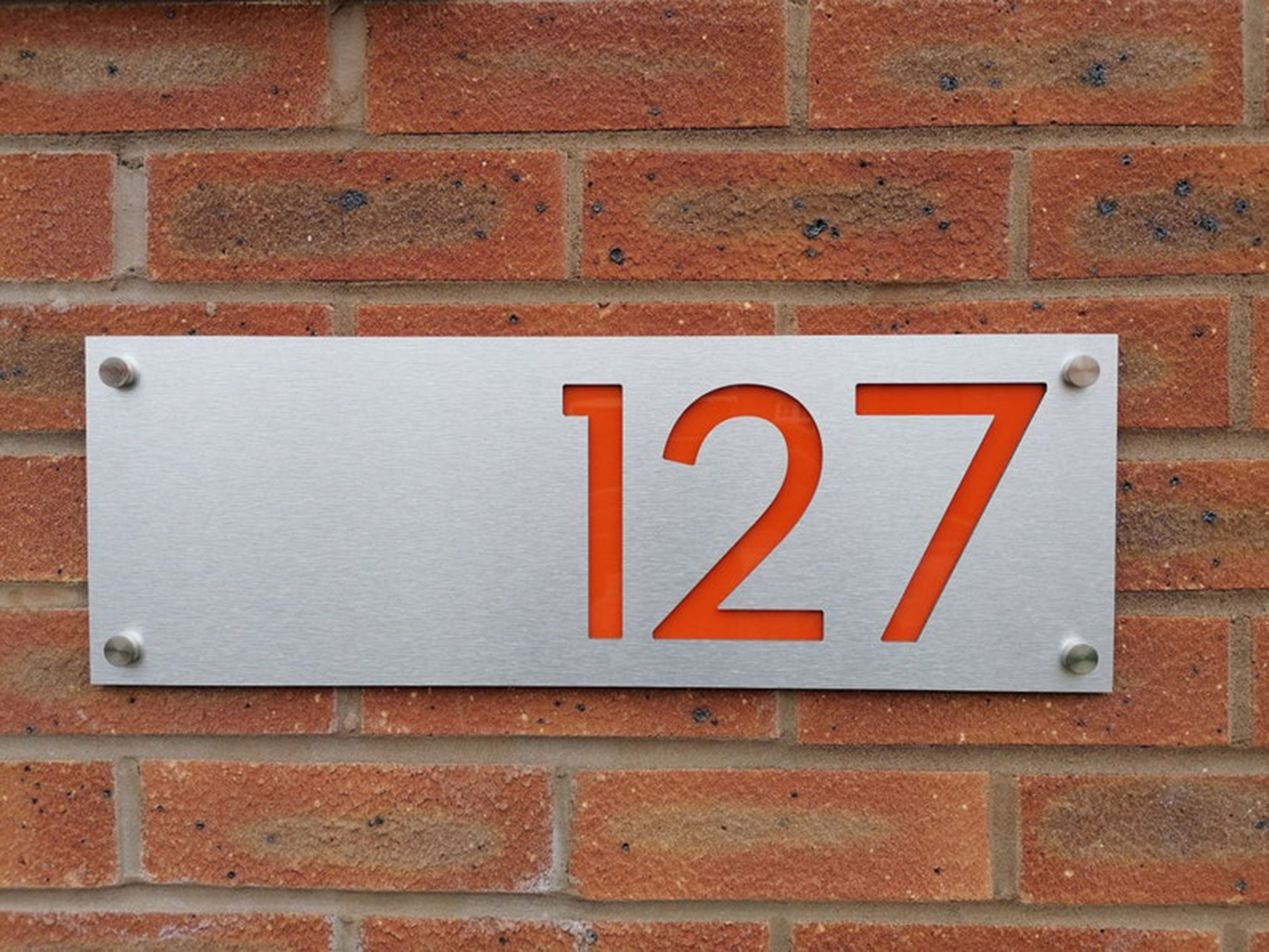 House Numbers, Vertical Address Plaque, Horizonatal Address Sign ...